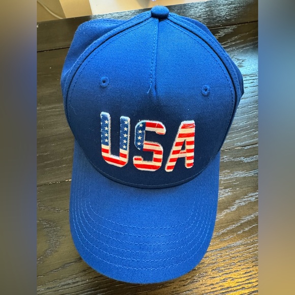 Accessories | Usa Logo Flag Blue Baseball Cap | Poshmark